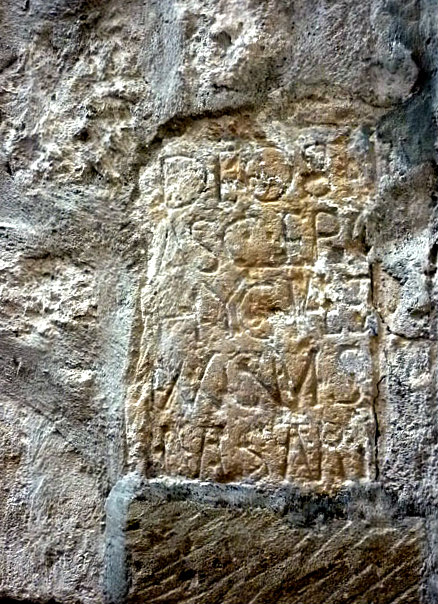 Roman Inscribed Stone in St John the Baptist’s Church, Tunstall ...